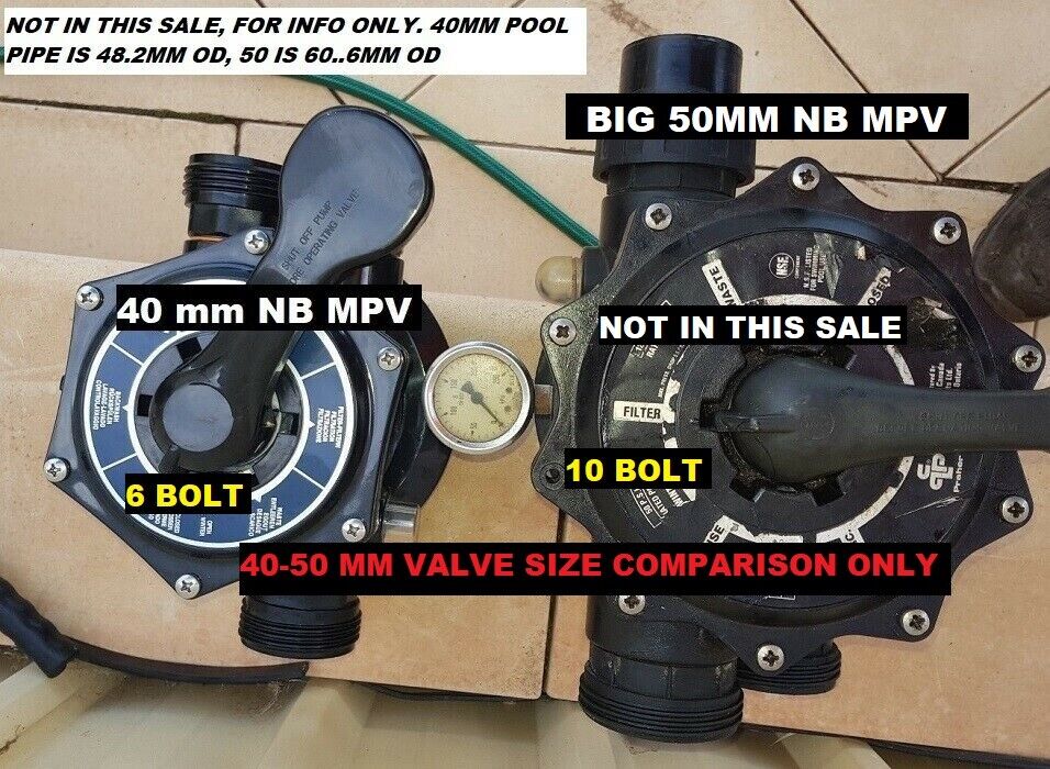 Multiport Valve Sand Filter 40mm 2280422 Waterco Complete – PERFECT ...